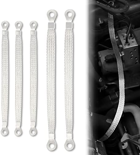 Braided Copper Ground Strap Universal Flat , Tin-Plated Engine ...