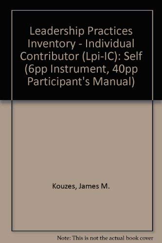 Buy Leadership Practices Inventory––Individual Contributor (LPI–IC ...