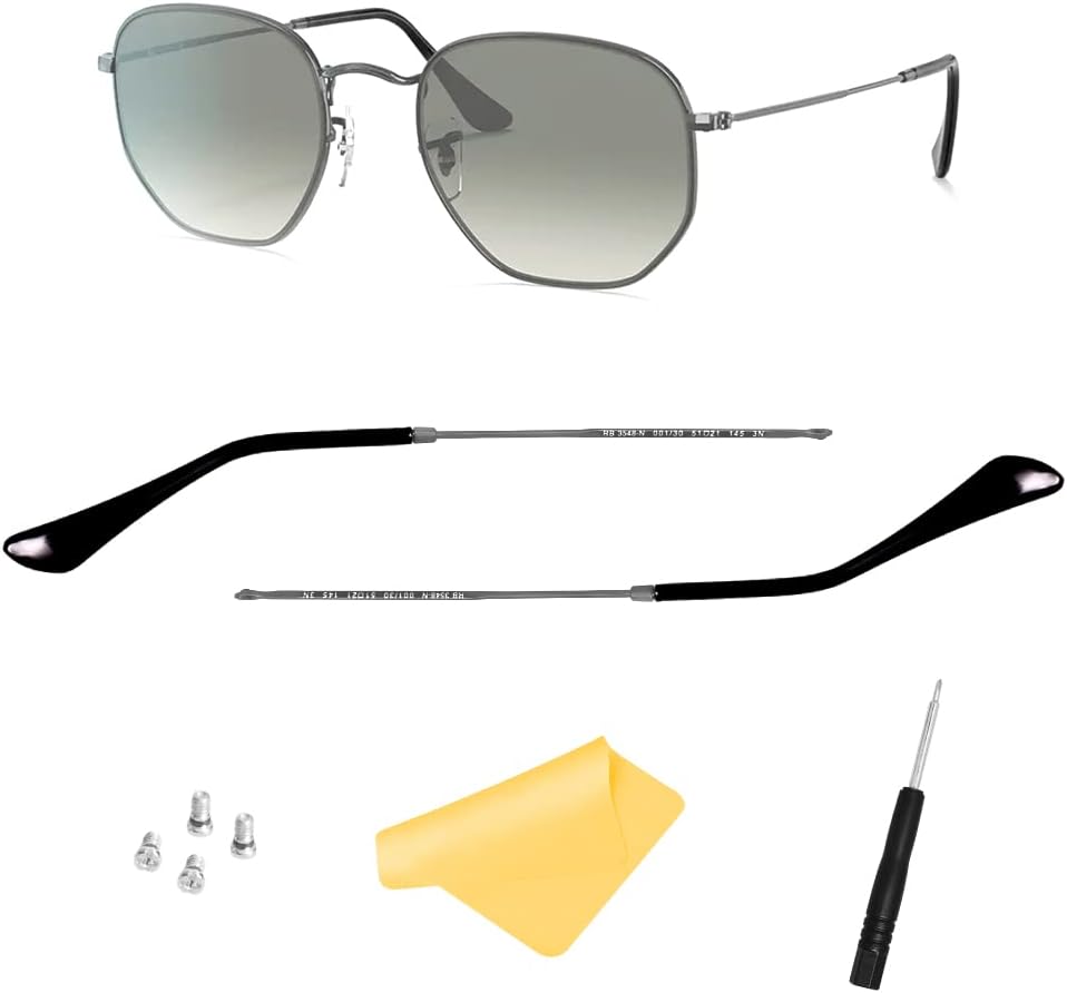 Amazon.com: Replacement Temple Tips Temple Arms for Ray-Ban Aviator ...