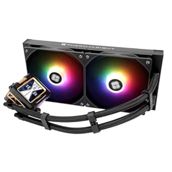 Thermalright FW280 ARGB Nero - 280 mm AIO CPU, schermo LCD IPS con ...