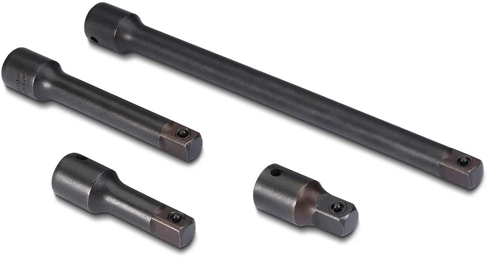 Amazon.com: 1/2" Drive 4 Piece Impact Extension Set : Tools & Home ...
