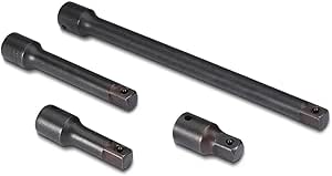 Amazon.com: 1/2" Drive 4 Piece Impact Extension Set : Tools & Home ...