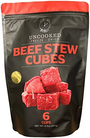 Amazon.com: FOREVER FOODS Uncooked Freeze-Dried Beef Stew Cubes ...