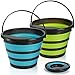 Amazon.com: Pumtus 2 Pack Collapsible Bucket, 2.6 Gallon Foldable Round ...