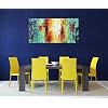 Amazon.com: Hand Painted Textured Abstract Artwork Modern Wall Art ...