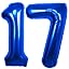 Amazon.com: 40 Inch Number 22 Balloon Blue Jumbo Giant Big Large Number ...