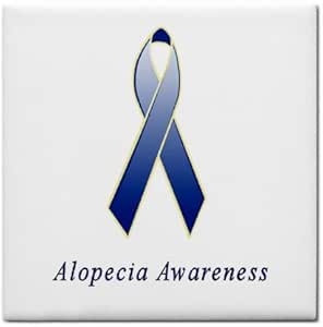 Amazon.com: Alopecia Awareness Ribbon Tile Trivet: Home & Kitchen