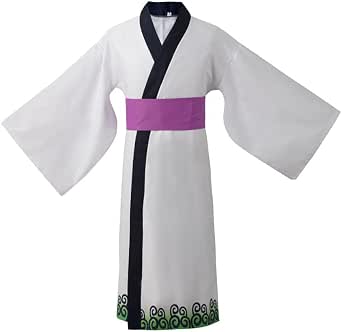Amazon.com: GWOKDAN Men Anime Kimono Cosplay Costume Robe Cloak Uniform ...
