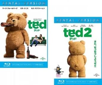 Amazon.co.jp: Ted ted All 2 Disc 1 and 2 Blu-ray Disc Rental Set Used ...