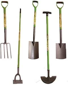 Digging Garden Spade Shovel Fork Dutch Hoe Rake Landscaping Tools Patio ...