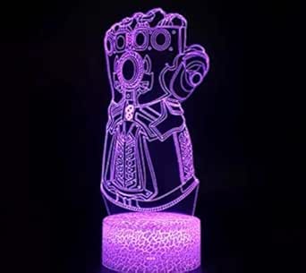 Buy Large Image INFINITY GAUNTLET Acrylic 3D Night Lights USB LED Table ...