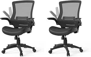Amazon.com: TTD TIANTIANDA Ergonomic Swivel Mesh Computer Desk Office ...