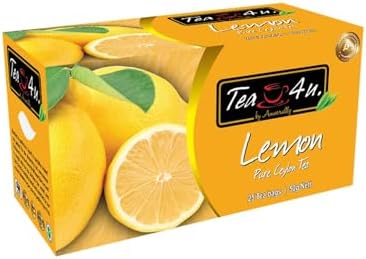 Amazon.com : Tea4U Flavored Black Ceylon TeaBags (Lemon) - Ideal ...