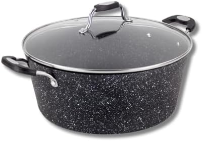 Scoville NEVERSTICK 32cm Stock Pot with Lid, Large Non-Stick Deep ...