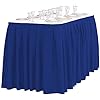 Amazon.com: LTC LINENS Table Skirt for 4 Feet Rectangular or 48 Inch ...