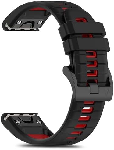 RoYiio Bracelet Silicone pour Garmin QuickFit 26mm, Confortable ...