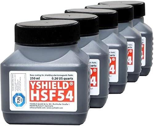WOREMOR HF + LF EMF Shielding Paint 4 x 250ml Paint HSF54, MAX54, PRO54 ...