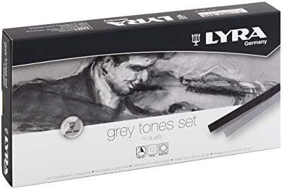 LYRA Grey and Brown tones, Pasteles Duros para Bellas Artes, Cuadrado ...