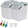 Amazon.com: YXQ 25LB Large Flour Storage Container Bin ,2 Pack Airtight ...