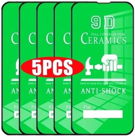 Amazon.com: MATTE [5 Pack] Ceramic Screen Protectors for iPhone 15 Pro ...