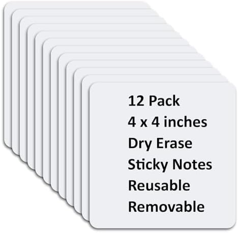 Amazon.com: SVNOOC Multi-Use Removable Labels, Dry Erase Labels ...