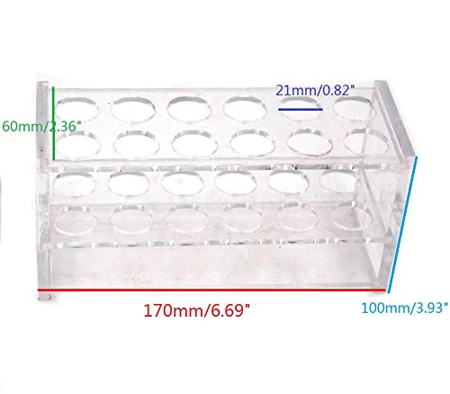 Snapklik.com : Two Layers 12 Sockets Plastic Test Tubes Rack Testing ...