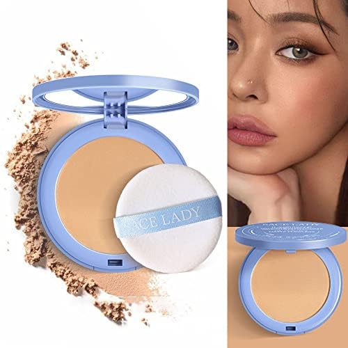 Amazon.com : Oil Control Face Pressed Powder, Waterproof Setting Powder ...