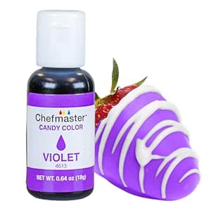 Amazon.com : Chefmaster Violet Candy Color | True-Tone Shades | Oil ...
