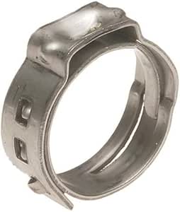 100 Pack 1/2 Inch PEX Cinch Clamps, Stainless Steel Rings Pinch Clamps ...