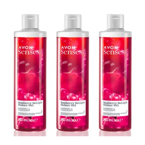 Avon Raspberry Delight Shower Gel | Raspberry & Cassis | Infused with ...