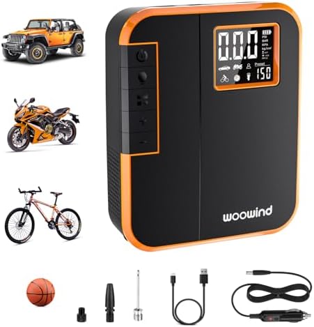 SUV Tire Inflator Portable Air Compressor for Off Roading - 150PSI Air ...