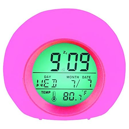 Kids LED Alarm Clock, Wake Up Digital Clocks for Children Bedside Clock ...