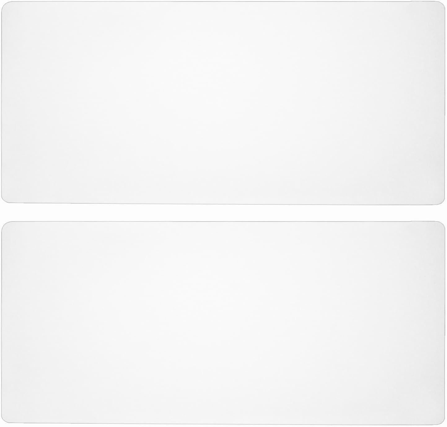 Amazon.com : QWORK Clear Desk Mat, 24 x 14 Inches, PVC, Slip and Scuff ...