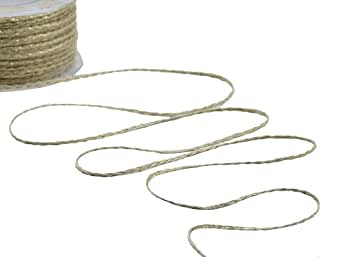 Furlanis - Braid Jute Blades, for Packaging, Gift Packages - Gold, 50 m ...