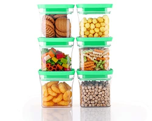 Buy Homemet Airtight Plastic Unbreakable Square Containers, Kitchen ...