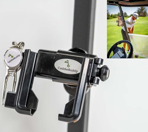 Amazon.com: Caddie Buddy Magnetic Phone Mount for Golf Carts : Sports ...