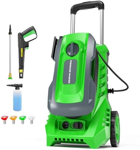 Amazon.com : 4800PSI-Max 3.2 GPM Power Washer Electric Powered Pressure ...