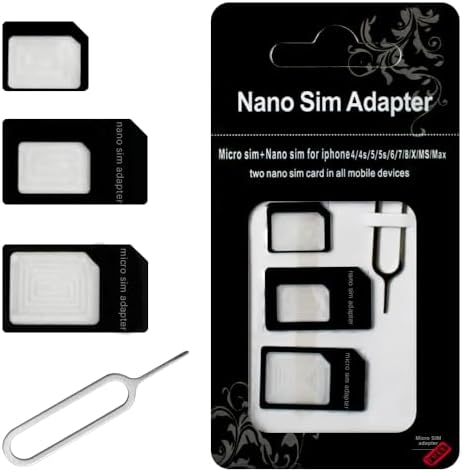 Amazon.com: iSYFIX Sim Card Adapter Nano Micro - Standard 4 in 1 ...