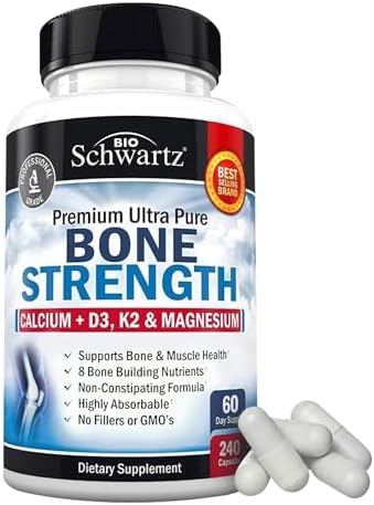 Amazon.com: Bone Strength Supplement with Calcium Magnesium Vitamin D3 ...