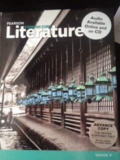 Amazon.com: Pearson Literature Common Core Grade 9: 9780133268201 ...