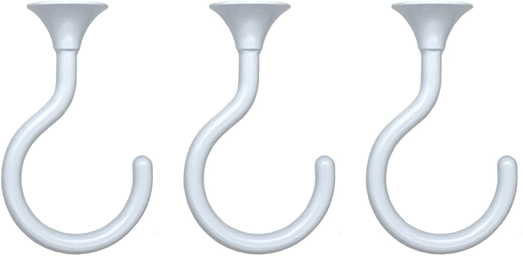 Amazon.com: EVSTELUO 3 Sets Large Swag Ceiling Hooks Heavy Duty Swag ...