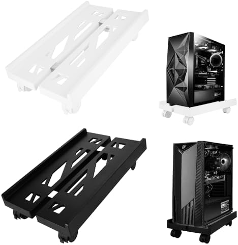 Amazon.com: WOPPLXY 2 Pcs Adjustable Mobile CPU Stand, PC Stand ...