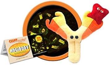 Amazon.com: GIANTmicrobes Antibody Plush - Educational Get Well Gift ...