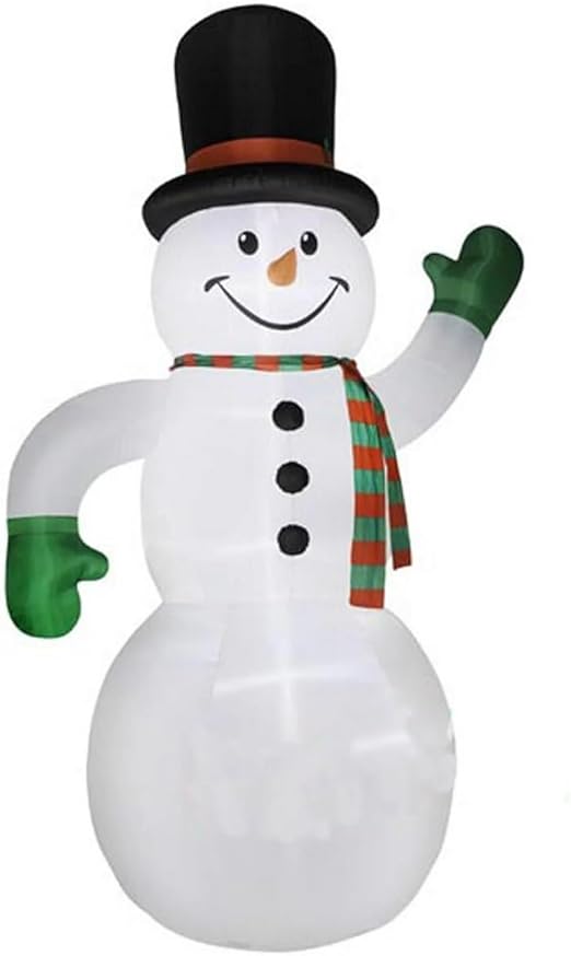 Amazon.com: Gemmy 20' Airblown Inflatable Giant Snowman w/Top Hat ...