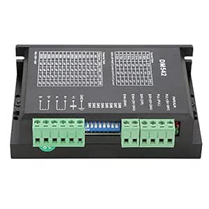 Generic Stepper Motor Driver, DM542 2-Phase Stepping Motor Driver 18-48VDC 4.2A Stepper Motor ...