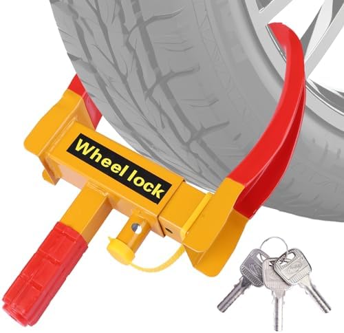 Amazon.com: Car Trailer Wheel Lock Clamp, Universal Tire Locks, Heavy ...
