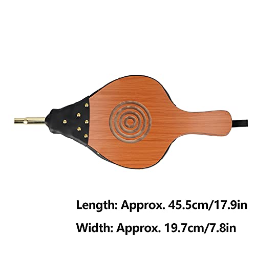 Septpenta Fireplace Bellows, 17.9X7.8in Leather Wooden Fireplace ...