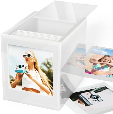 Amazon.com: WINKINE Acrylic Polaroid Photo Storage Box for Polaroid i ...