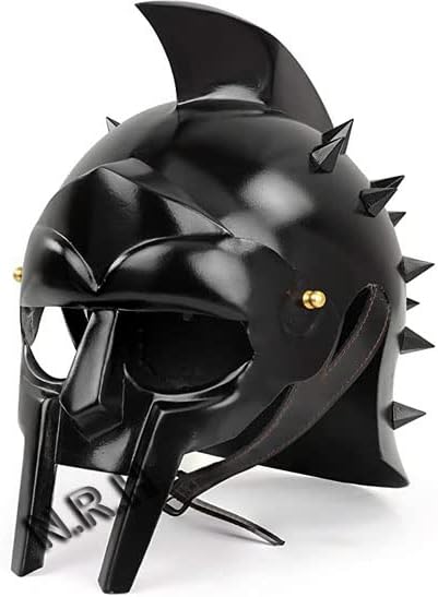 Medieval Gladiator Armour Helmets LARP Headgear Knights Costume Roman ...
