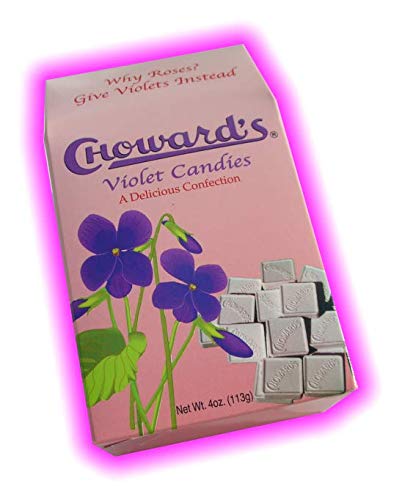 Amazon.com : C Howard's Old Fashioned Violet Mints, 4 oz. Gift Box ...